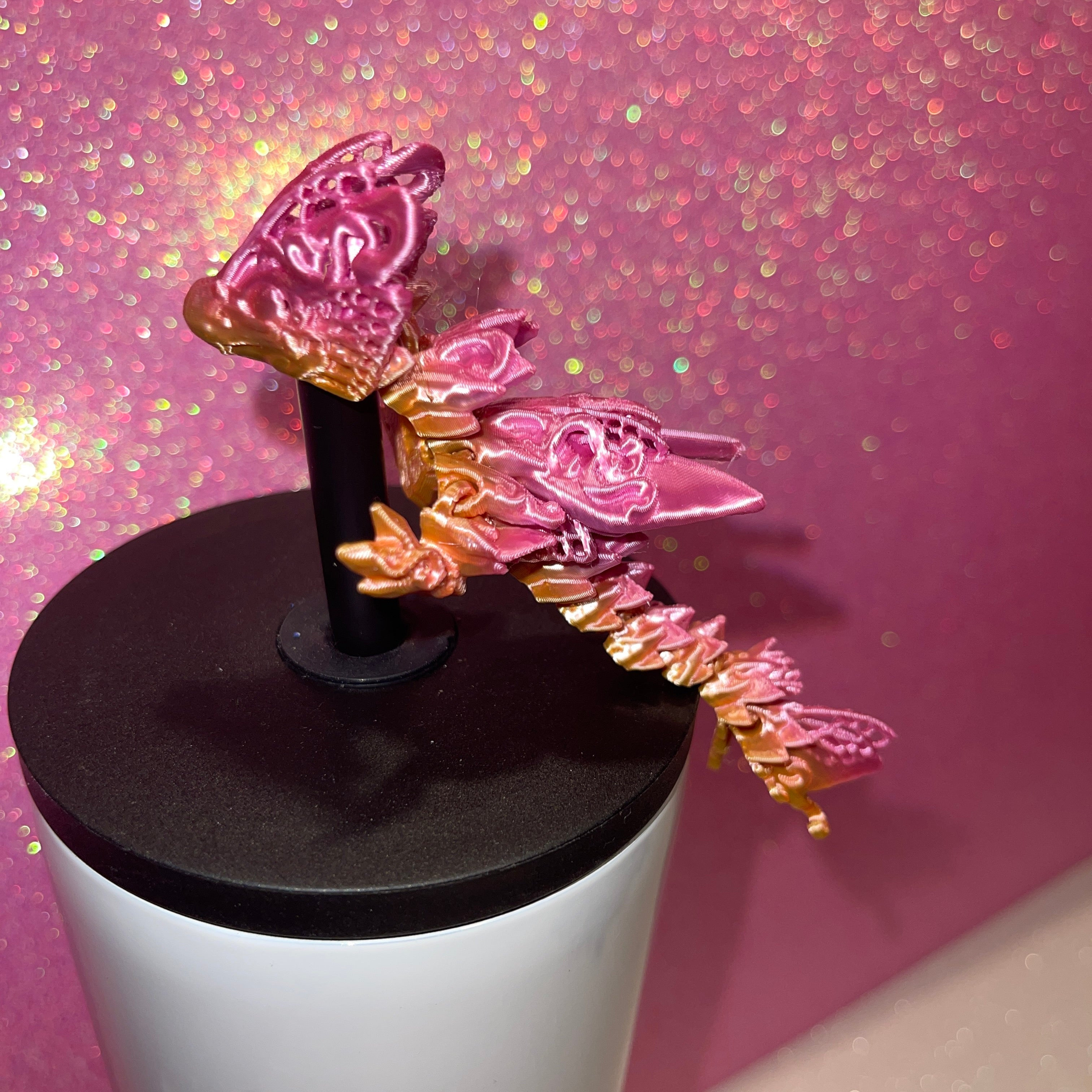 Butterfly Dragon 10mm Straw Topper 30oz 40oz Straw Toppers, Articulate ...